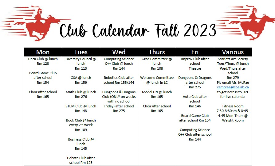 Clubs - Dr. E. P. Scarlett High School